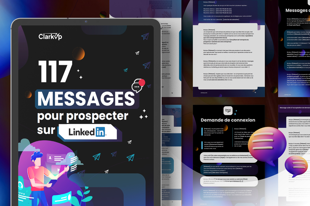 +100 Messages de Prospection pour Linkedin - PDF Gratuit